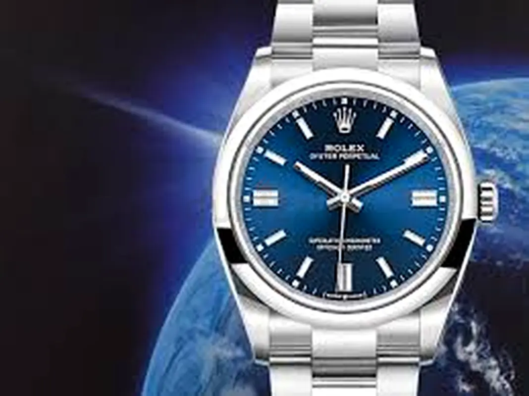 Rolex Oyster Perpetual 124300 41mm Blue Dial Super Clone Swiss Movement ...