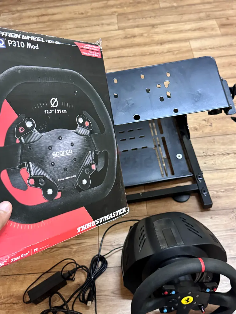 Thrustmaster T300 with sparco rally wheel and stand | dubizzle Sharjah