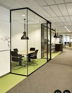 Modern Glass Partition System for Elegant Interiors | دوبيزل