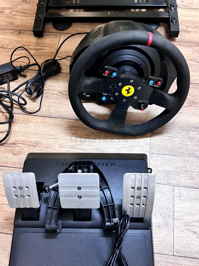 Thrustmaster T300 with sparco rally wheel and stand | dubizzle Sharjah