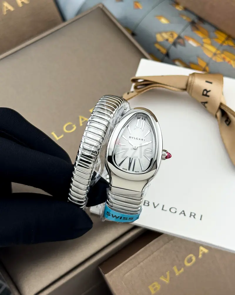 Bvlgari Serpenti Stainless Steel 35Mm Ladies Watch Super Clone Swiss ...