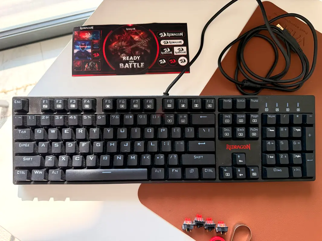 Redragon Surara Gaming Mechanical Keyboard with custom RGB Lighting ...