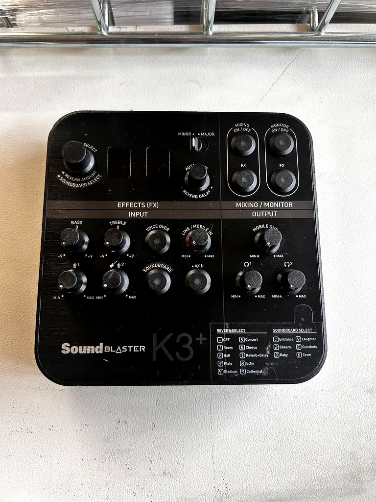 Sound Card - Sound Blaster K3+ - Streaming and Recording Mixer ...
