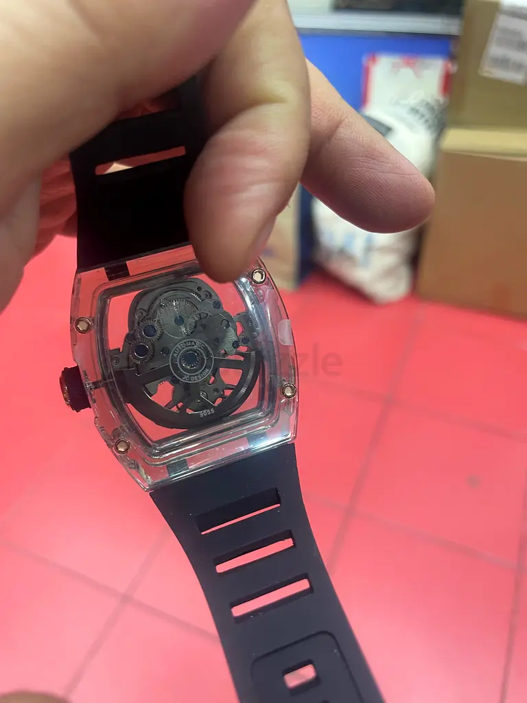 Stylish Transparent Watch with Mechanical Movement | dubizzle Dubai