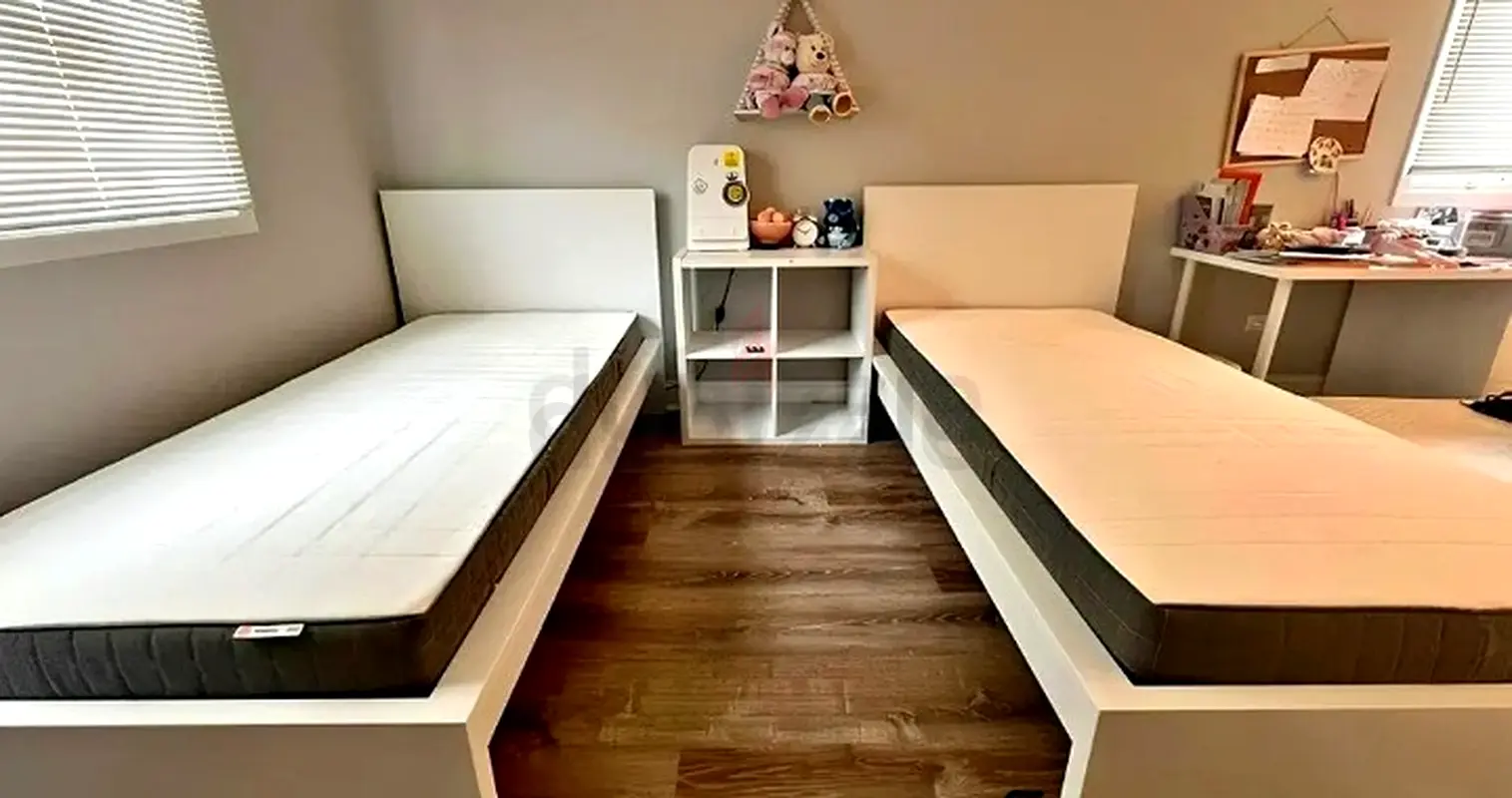 Ikea malm single size 90x200 bed with mattress for sale | dubizzle Abu ...