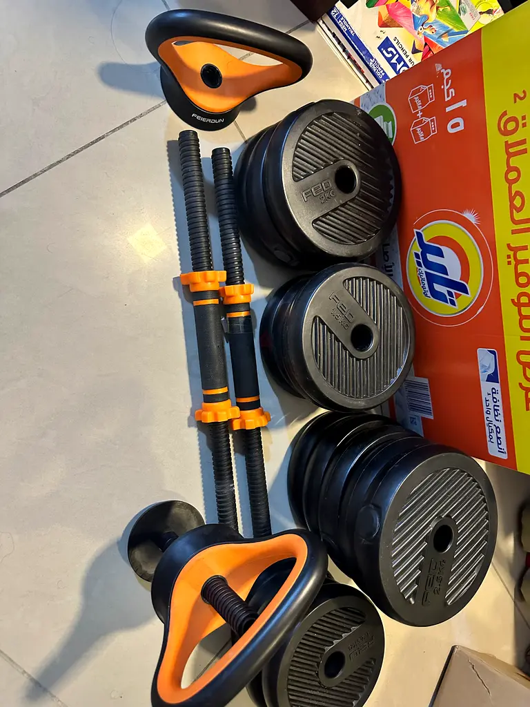 Adjustable Dumbbells with kettlebells, push-up for Effective Home ...