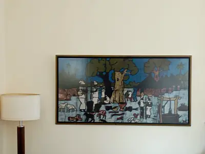 Classifieds: Large African Painting on Batik | dubizzle Dubai