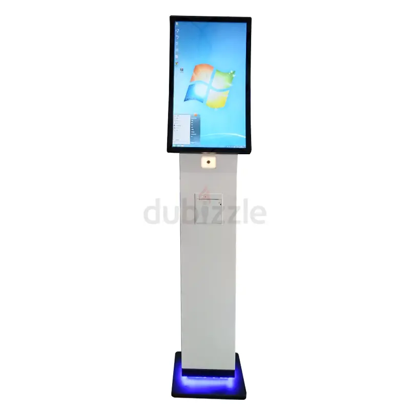 Curved Touch Screen Restaurant/Hotel/Bank Self Service Kiosk Ordering ...