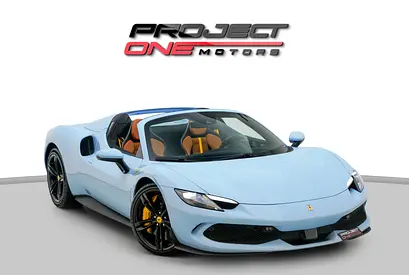 Blue New Ferrari 296 GTS for Sale in UAE | dubizzle
