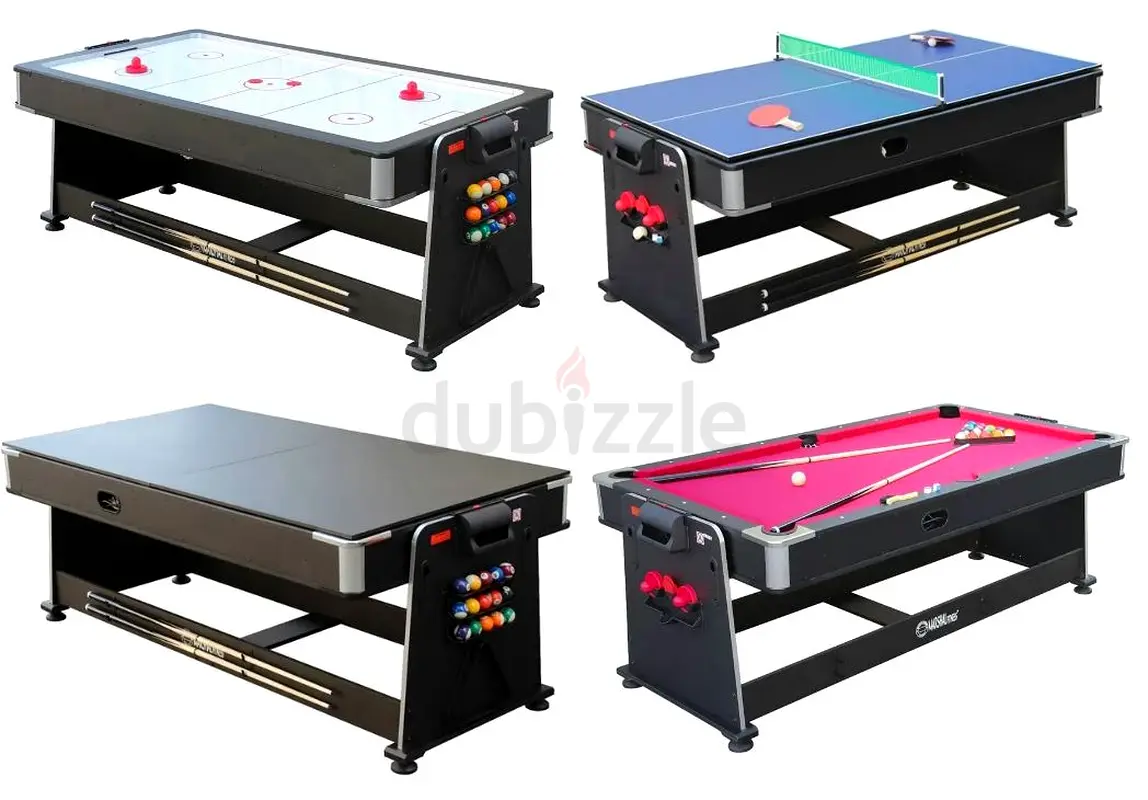 air hockey 4 - Versatile 7ft Multi-Function Game Table - Pool, Air ...