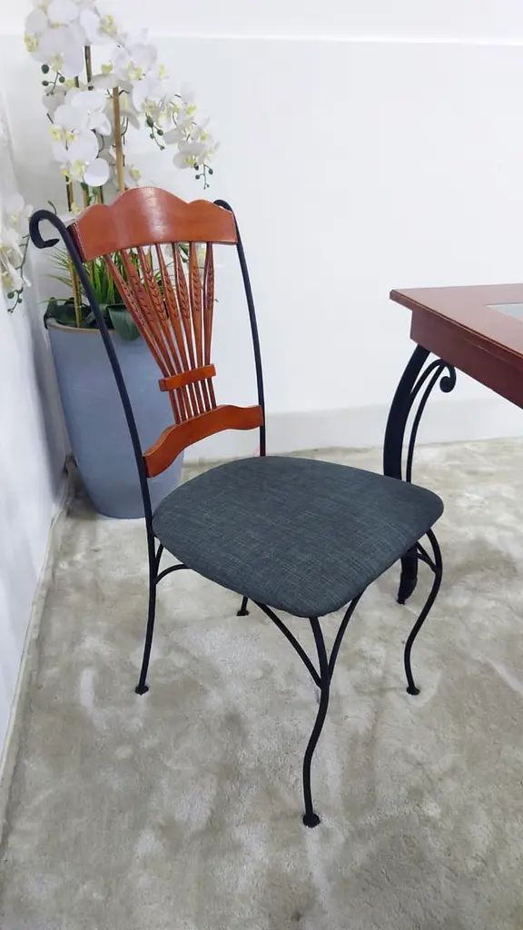 Wooden Dining Table W 4-Chairs | dubizzle Dubai