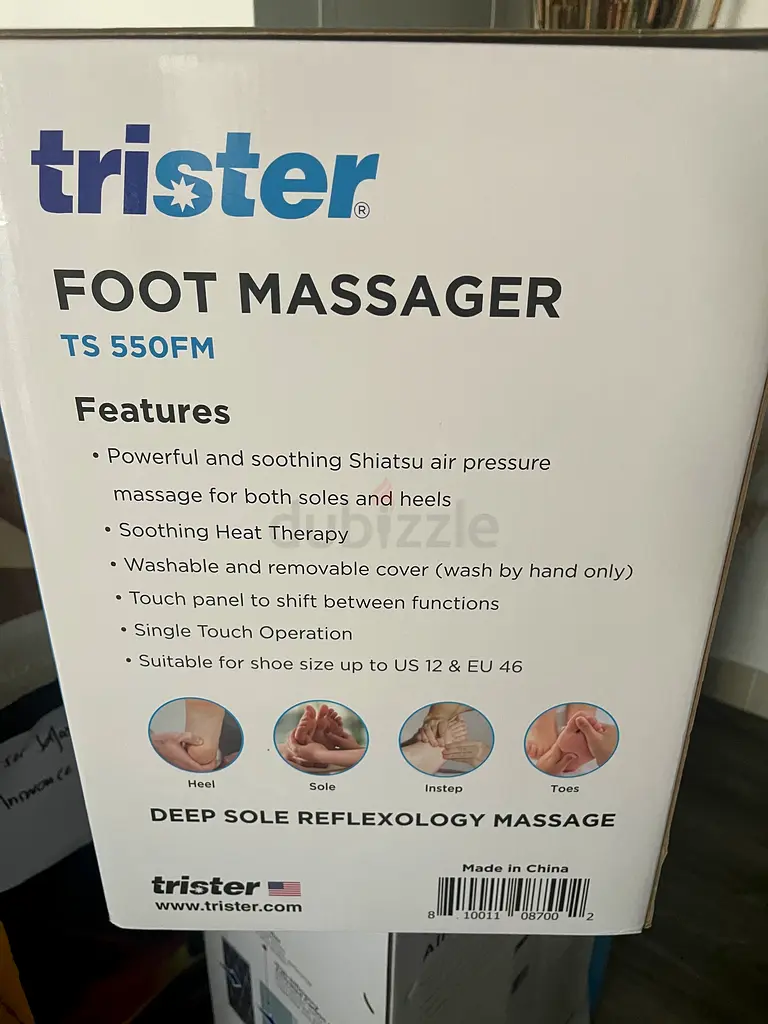 Trister Shiatsu Foot Massager for Ultimate Relaxation | dubizzle Dubai