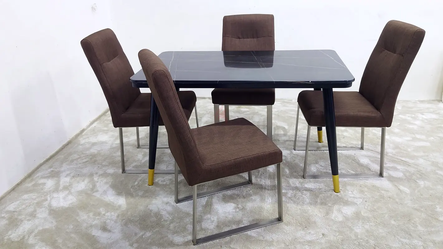 Marble Dining Table W 4-Chairs | dubizzle Dubai