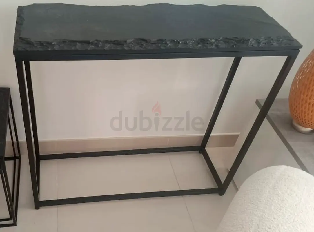 Black stone console table | dubizzle Sharjah