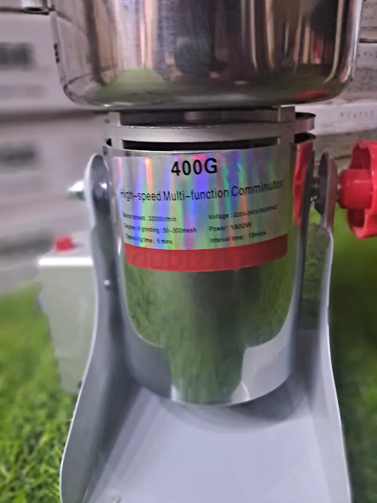 400g High-Speed Multi-Function Electric Grinder (Stainless Steel ...