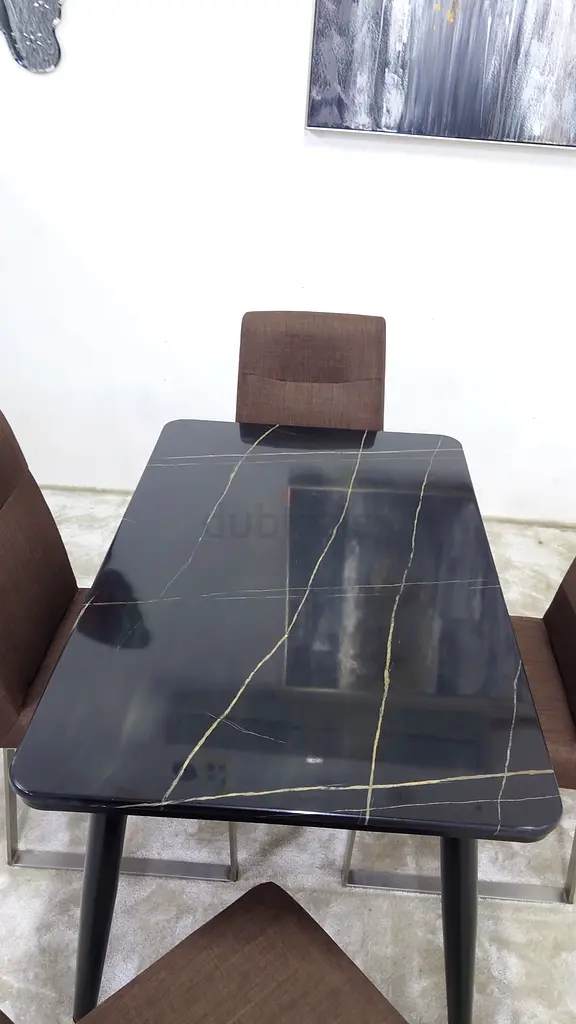 Marble Dining Table W 4-Chairs | dubizzle Dubai
