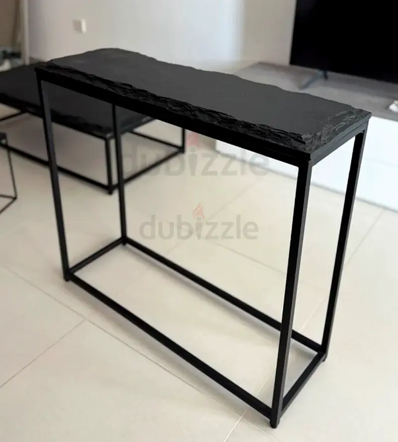 Black stone console table | dubizzle Sharjah
