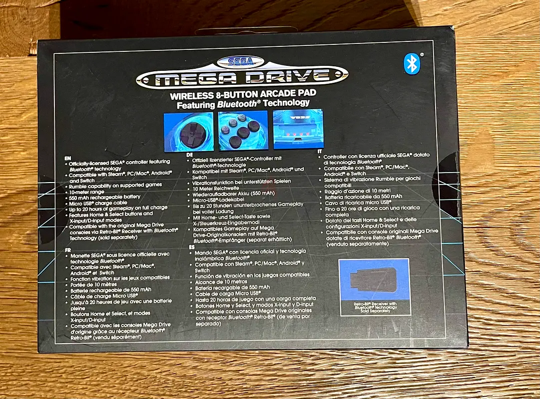 Retro-bit Sega Mega Drive Wireless Controller for Gamers | dubizzle Dubai