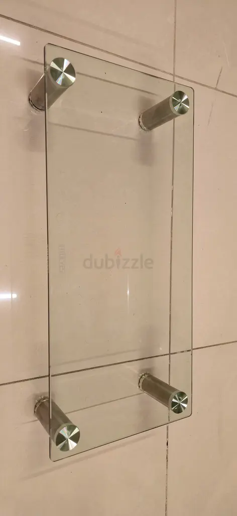 FITUEYES Monitor Stand Glass Transparent Height Adjustable PC Laptop ...