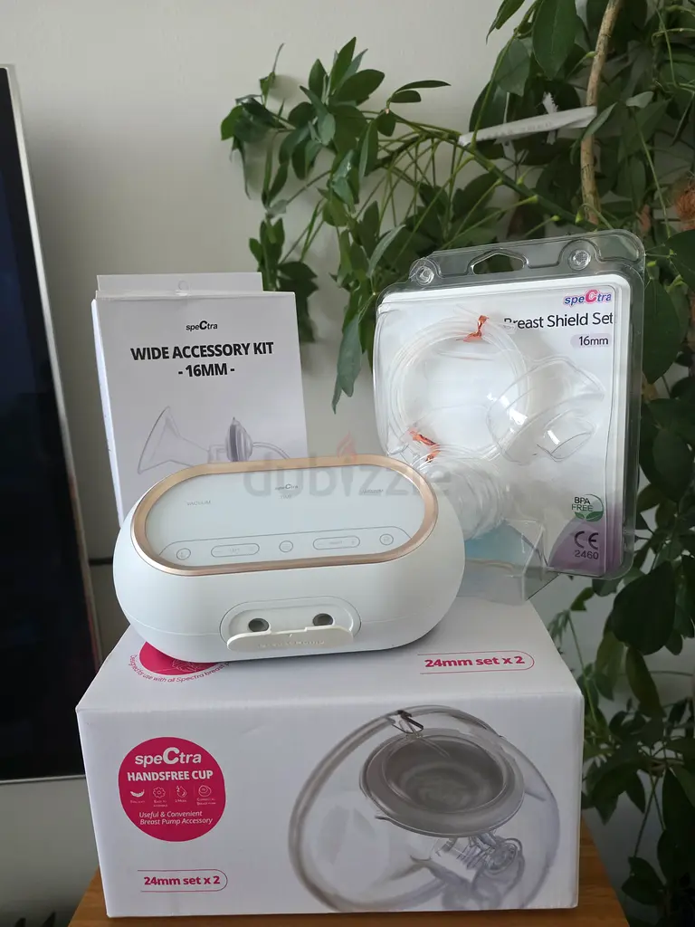 Spectra Dual Compact Electric Breast Pump - entire set with accessories ...
