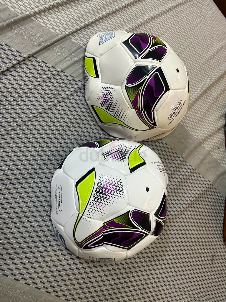 Set of Two Stylish Soccer Balls | dubizzle Abu Dhabi