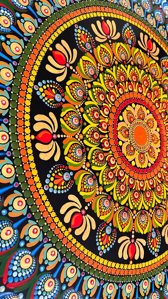 Handmade Dot Mandala Wall Art | dubizzle Dubai