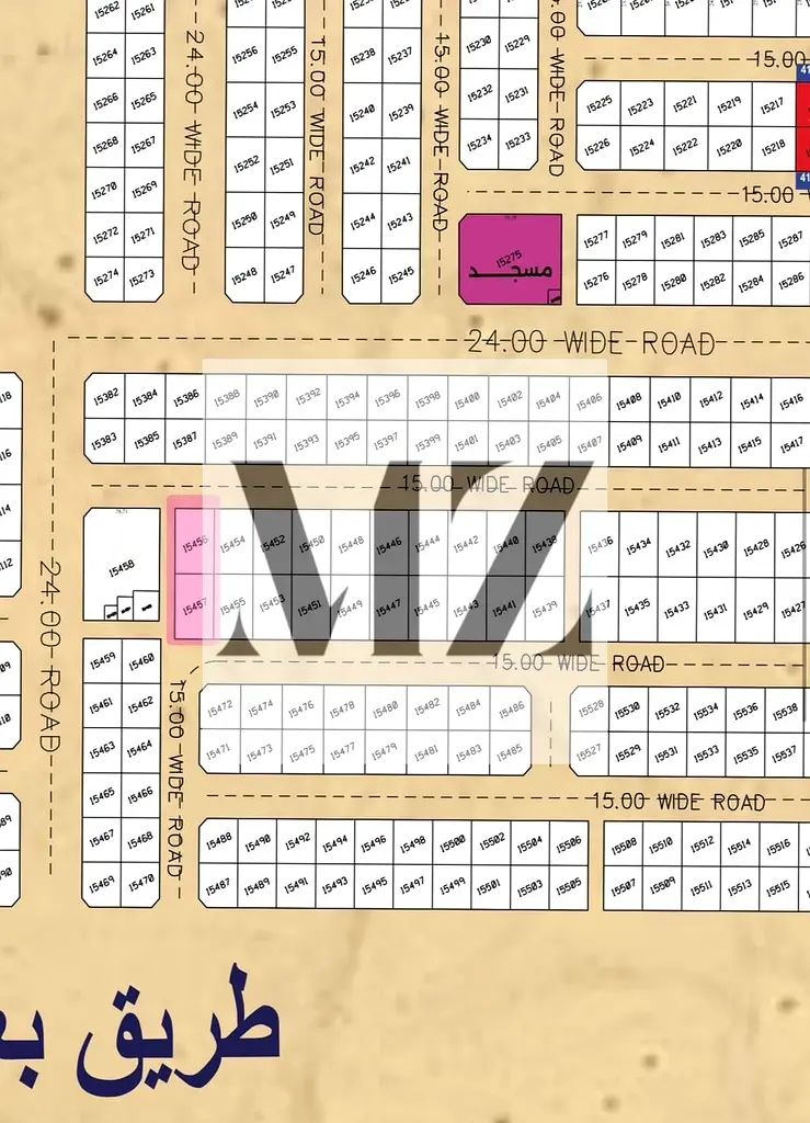 Land: Two residential grounds - corner on a railway - Blida 2 - Sharjah ...