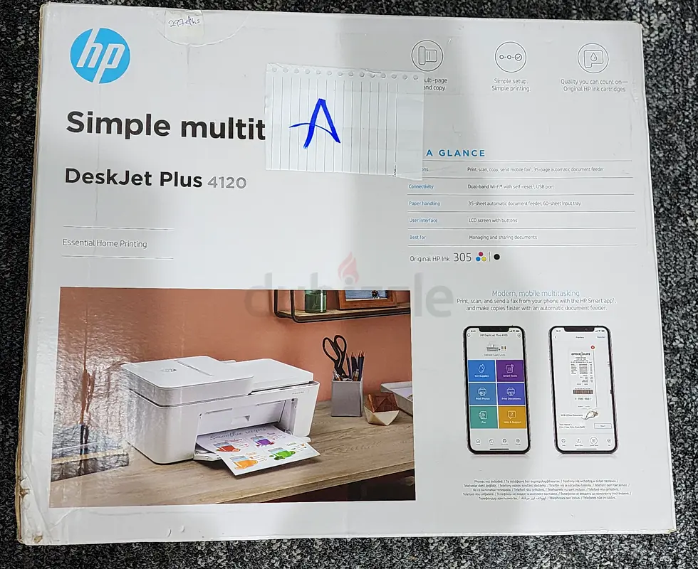 HP DeskJet Plus 4120 - Versatile All-in-One Printer | dubizzle Sharjah