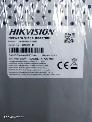 Classifieds: Hikvision NVR 7608NI-K2/8P | dubizzle Dubai