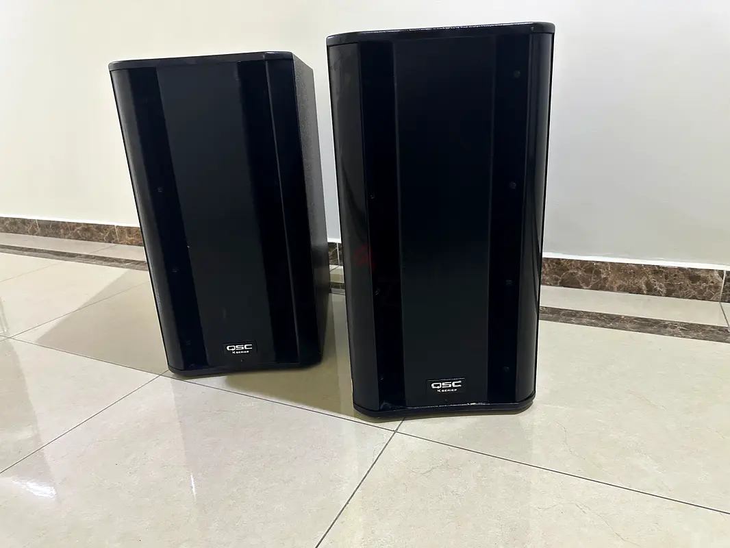 QSC K-Sub Subwoofer (Pair) 1000W Class D Subs With Protective Covers | dubizzle Dubai