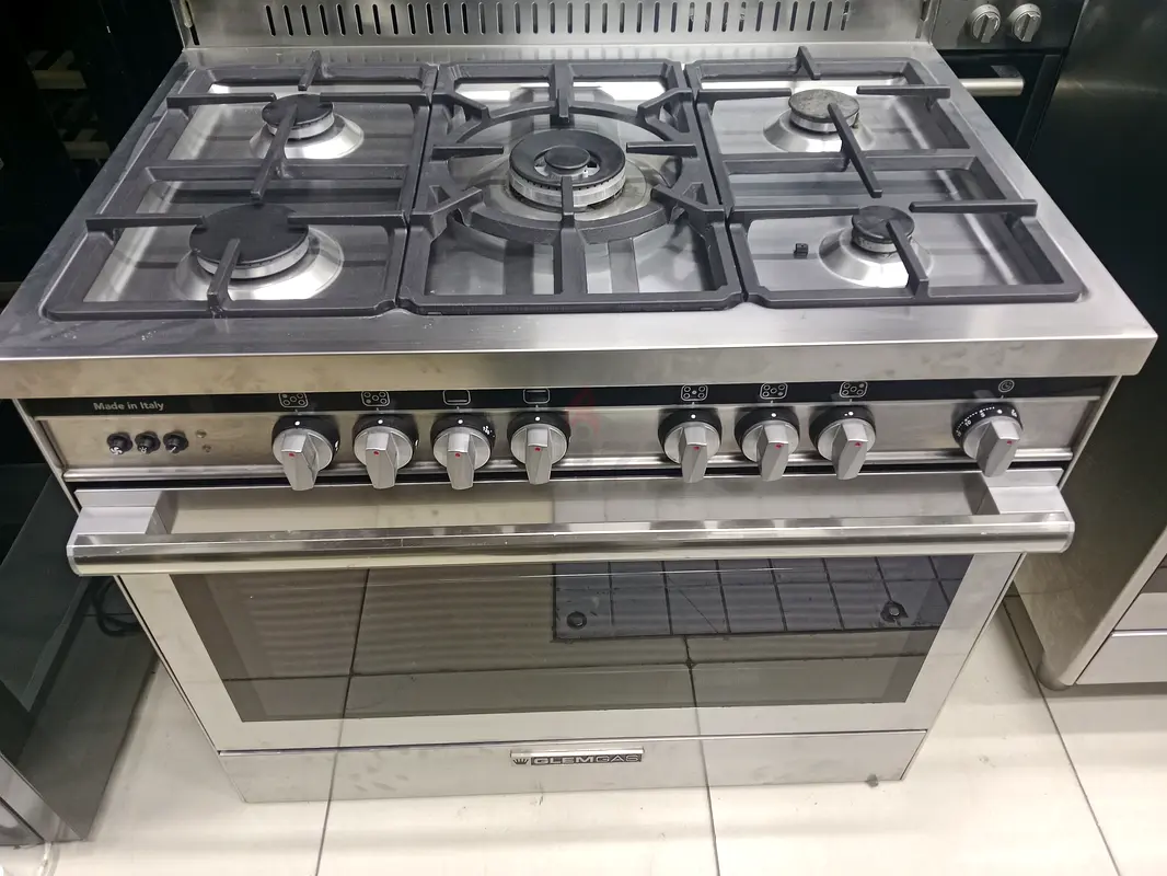 Glemgas full gas stove oven with fan 90cm new model | dubizzle Abu Dhabi