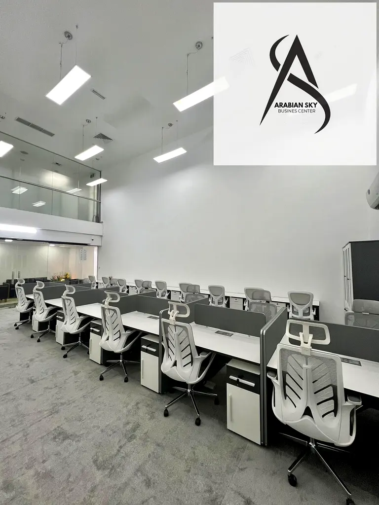 Office: Corporate Offices with Elegant Reception & Lounge Area | Near ...