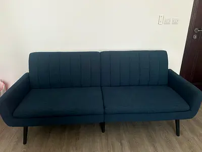 Classifieds: Stylish Modern Sofa-bed in Deep Blue | dubizzle Abu Dhabi