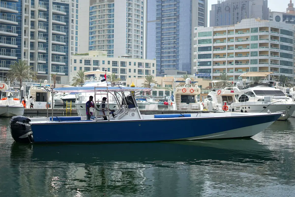42 Feet Emirates Boat with twin mercury 300 hp engines / Private Boat ...