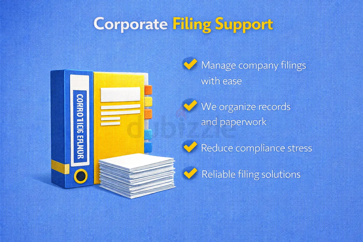 Corporate Filing Support Stay Compliant | dubizzle