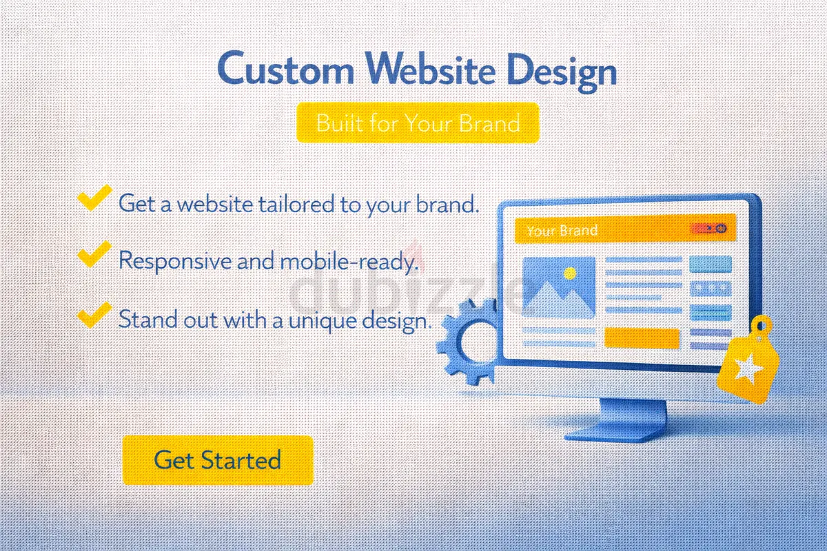 Custom Website Design Unique for Your Brand | dubizzle