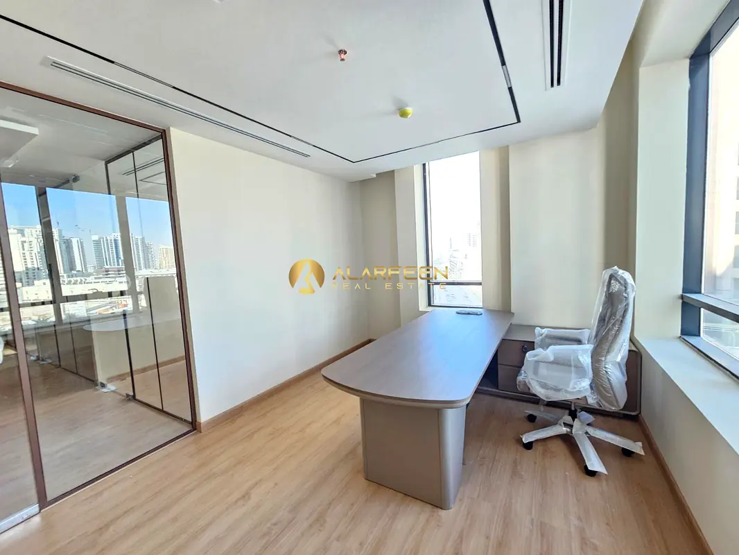 Office: Brand New | Premium Quality Furniture | Pool View | dubizzle Dubai