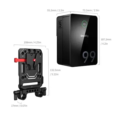 Classifieds: SmallRig VB99 Pro mini V Mount Battery (Kit) 5047 ...
