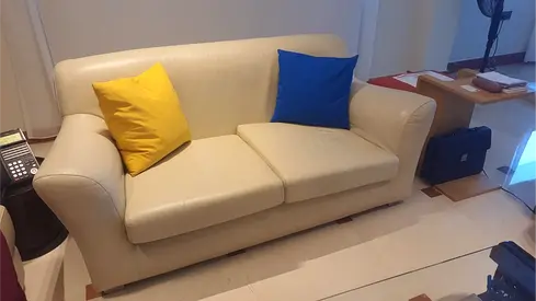 Classifieds: Modern 2-Seater Leather Sofa Excellent | dubizzle Dubai