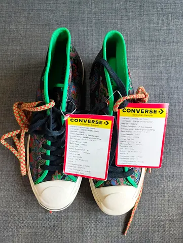 Classifieds: Converse Jack Purcell JP Mid Black Green Mens 9 Salesman ...