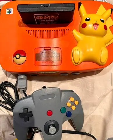 Classifieds: Nintendo 64 Pikachu Pokemon Orange yellow Console ...