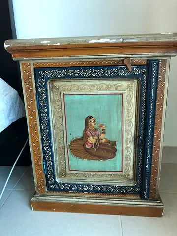 Classifieds: A set of 2 hand-painted wooden cabinets | dubizzle Dubai