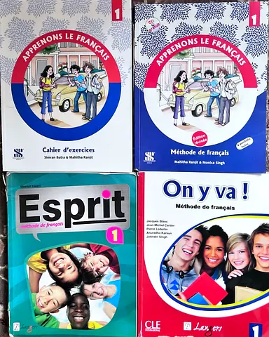 Classifieds: FRENCH TEXTBOOKS GR-1 GEMS Apprenons le français, Esprit ...