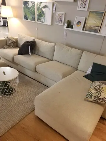 Classifieds: VIMLE Large L-shaped Beige Fabric Sofa with Chaise ...