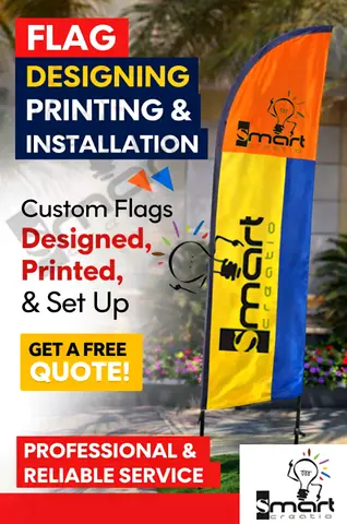 Classifieds: Custom Printed Outdoor Flags — Designed, Printed Installed ...