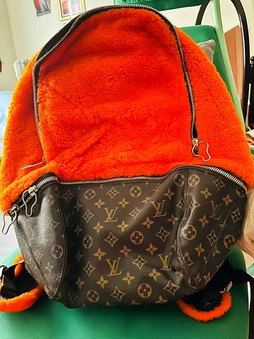 Classifieds: Louis Vuitton x Marc Newson Shearling Backpack | dubizzle ...