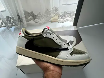 Classifieds: JORDAN 1 LOW TRAVIS SCOTT MEDIUM OLIVE OG ALL BNDS ...