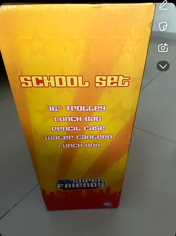 Classifieds: Kids School Set with 16 Trolley, Lunch Bag, Pencil Case ...