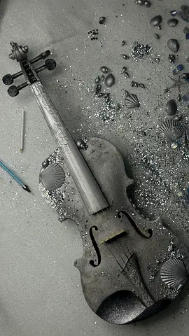 Classifieds: Luxury Handmade Decorative Violin – Silver / Gold Custom ...