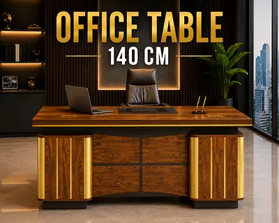 Classifieds: Heavy Duty Office Table 140 CM – Wooden Office Desk UAE ...